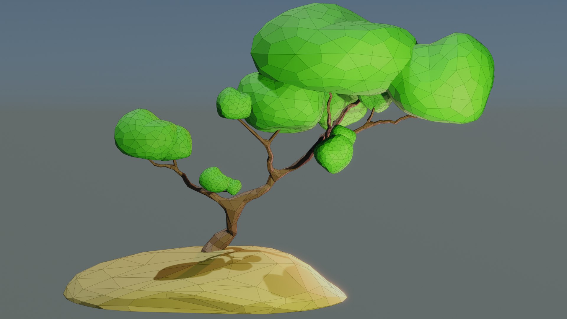 3D Lowpoly Style Cartoon Tree Model - TurboSquid 1902095