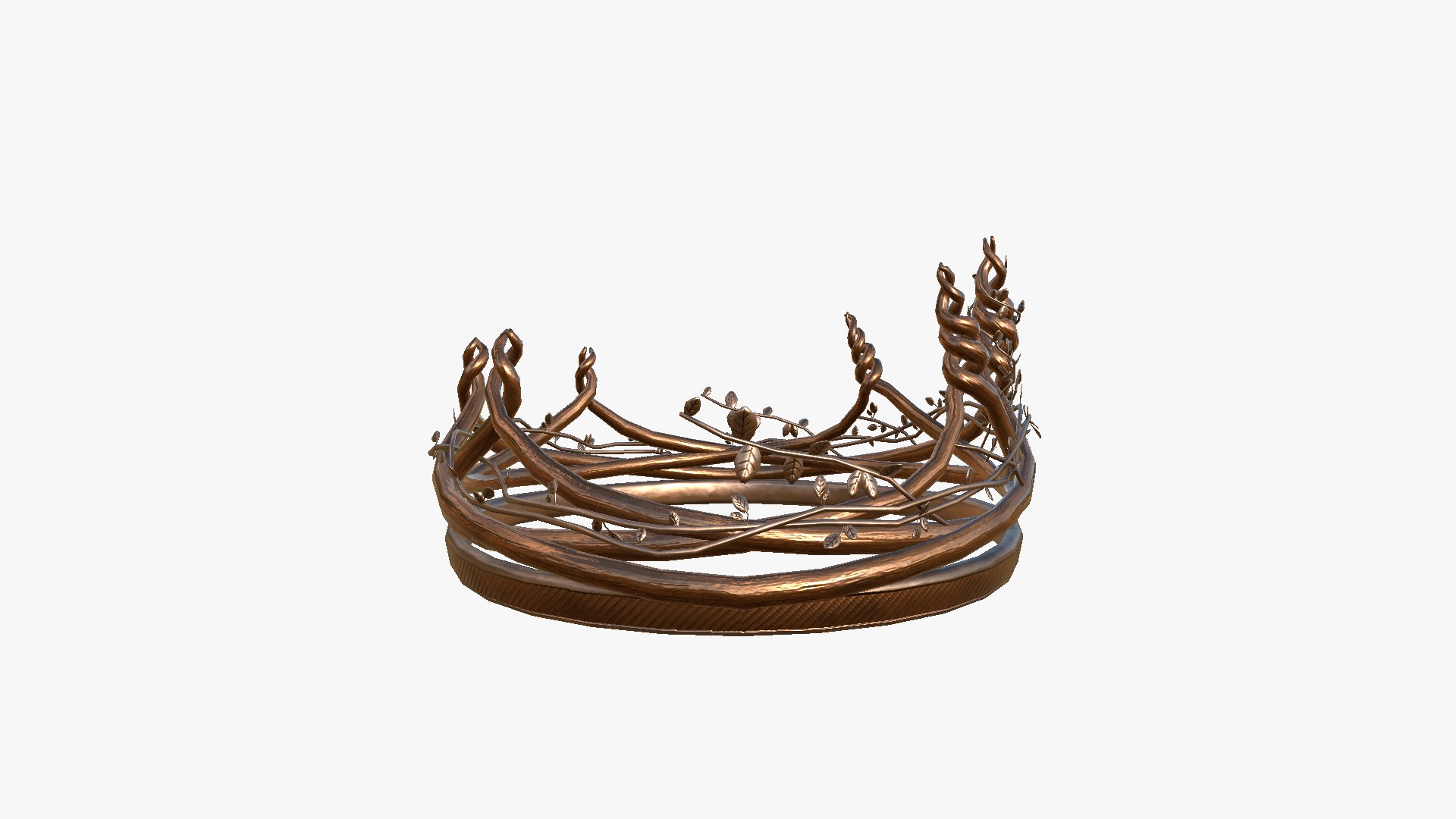 Nature Crown A04 Copper - Fantasy Character Design 3D - TurboSquid 2041293