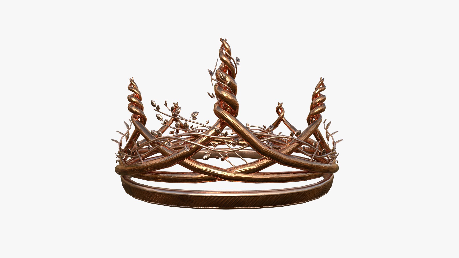 Nature Crown A04 Copper - Fantasy Character Design 3D - TurboSquid 2041293