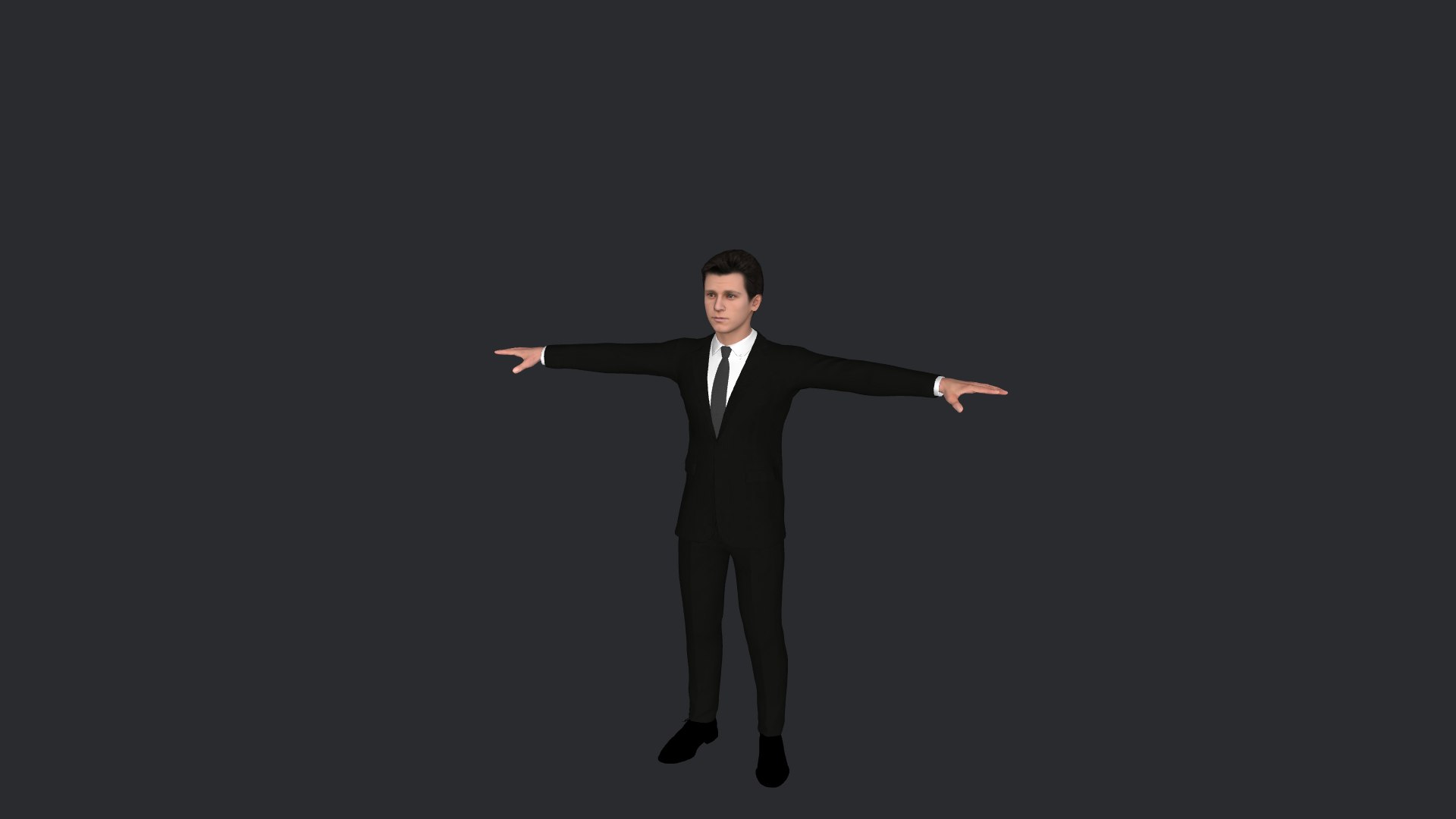 3D Tom Holland Hyper Realistic Full Body Fully Rigged 3D Character ...