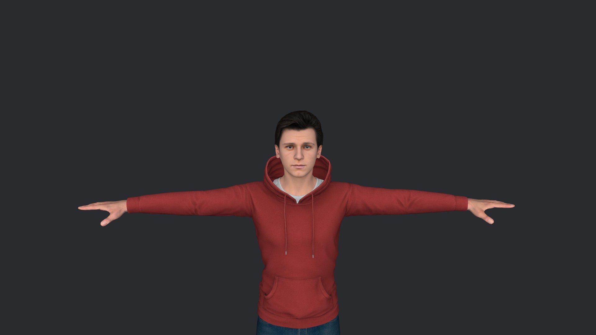 3D Tom Holland Hyper Realistic Full Body Fully Rigged 3D Character ...