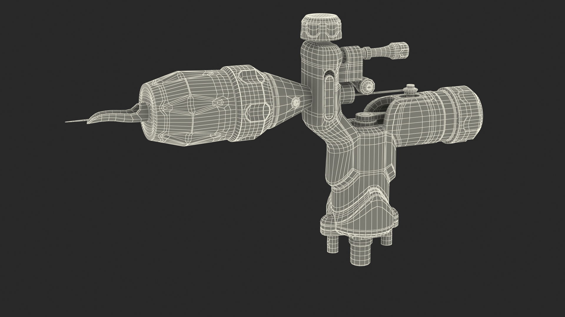 Professional Rotary Tattoo Machine 3D Model - TurboSquid 1667295