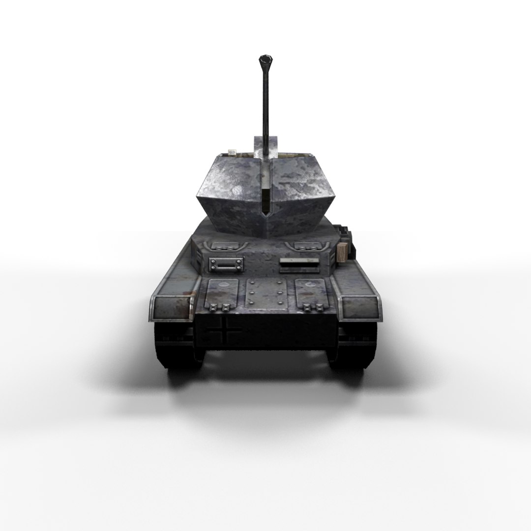 Flakpanzer Ostwind Panzer Tank 3d Max