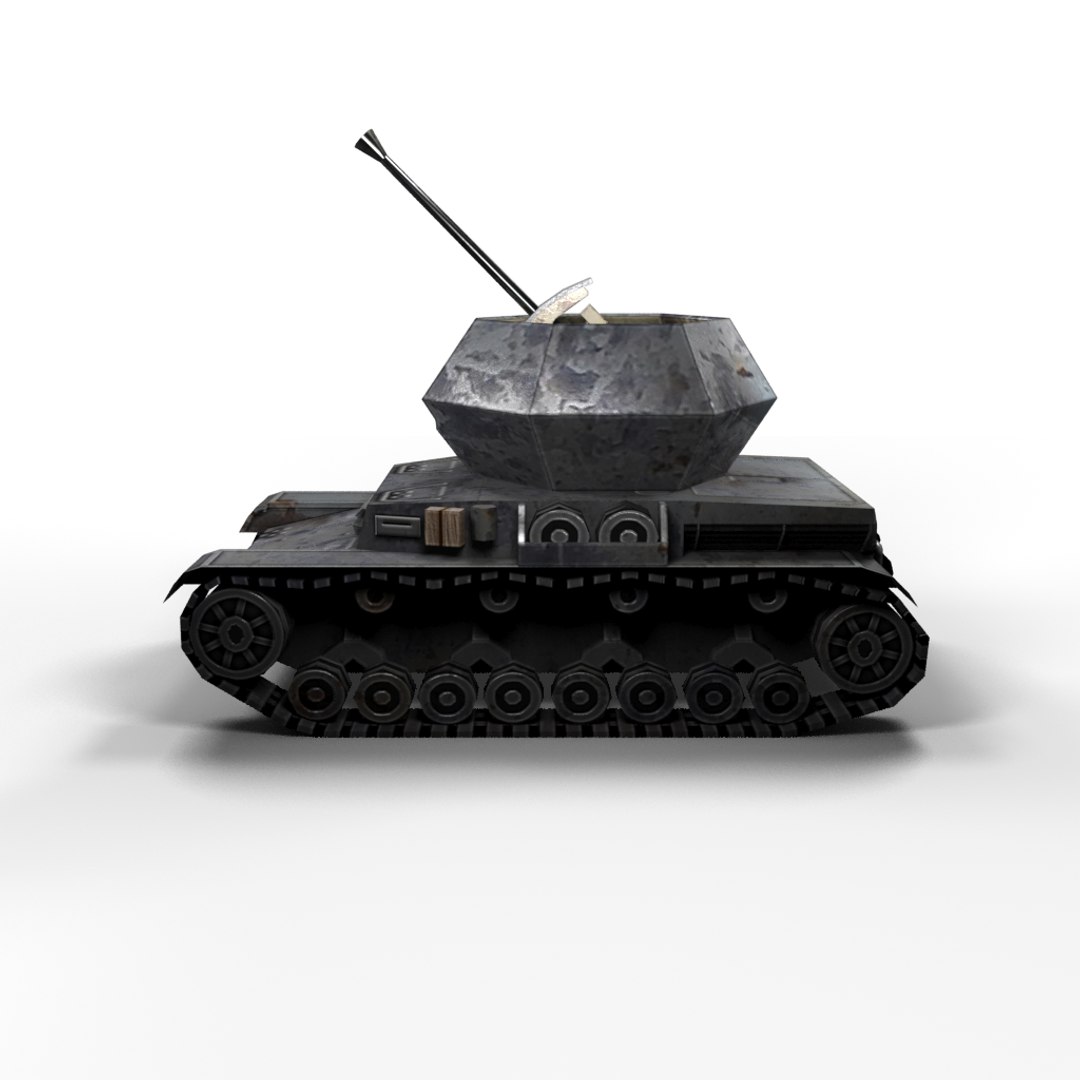 Flakpanzer Ostwind Panzer Tank 3d Max