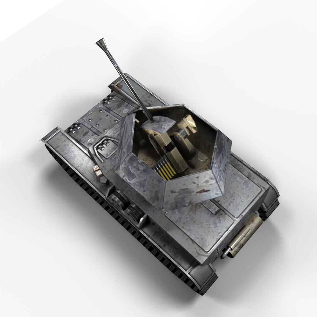 Flakpanzer Ostwind Panzer Tank 3d Max