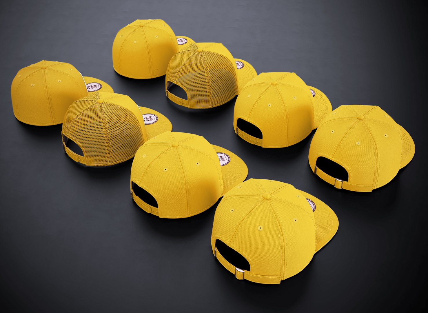 Baseball Hat Yellow 3D Model - TurboSquid 2038031