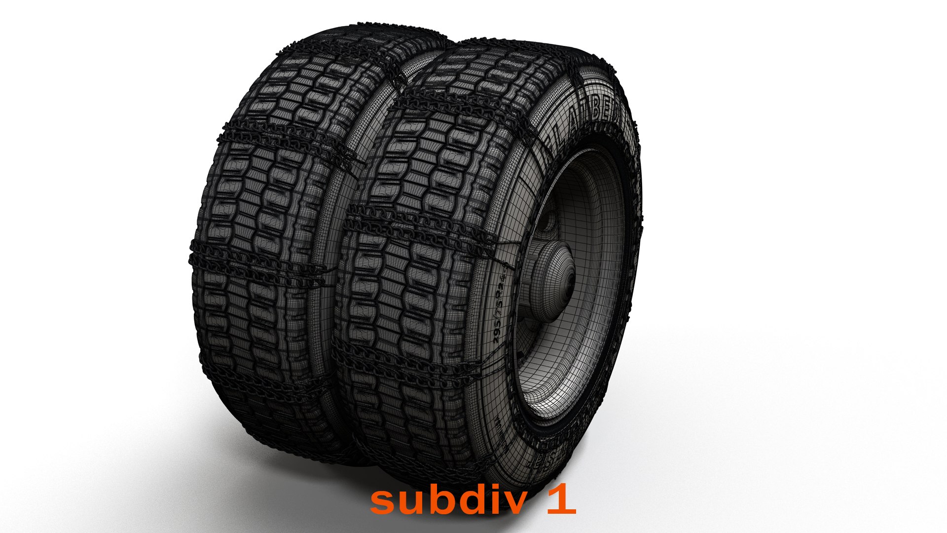 Snow Wheel 3D - TurboSquid 1681651