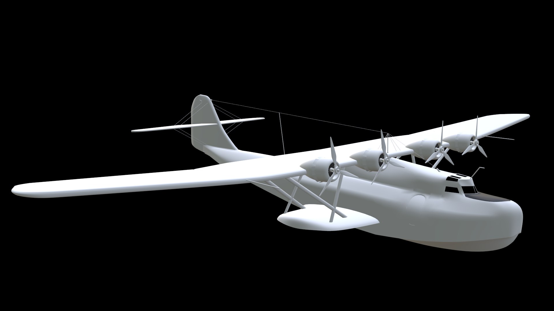 Martin-M-130 3D Model - TurboSquid 1881626