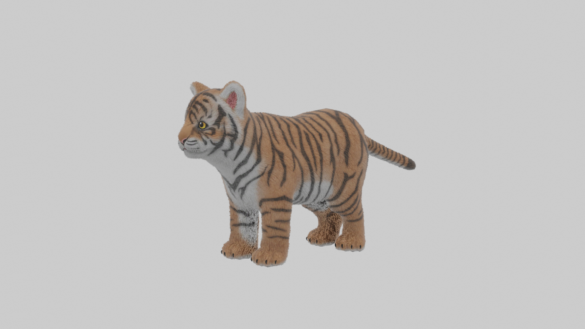 3D Tigger Little - TurboSquid 2351652