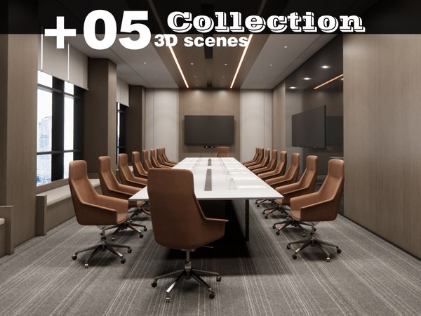 Conference Room-A1 3D 모델 - TurboSquid 2039578