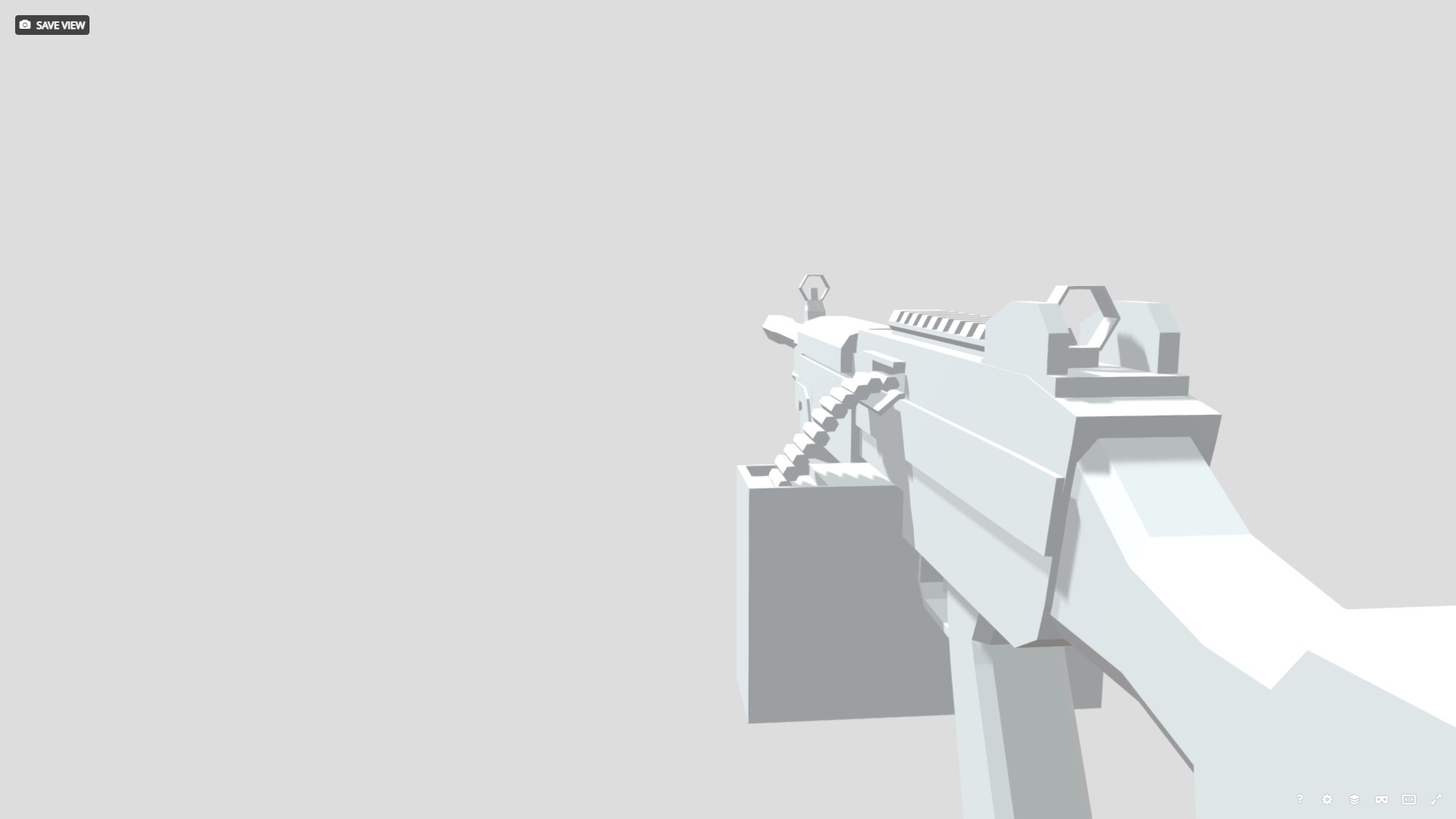 3D Low Poly M249 - TurboSquid 2193014