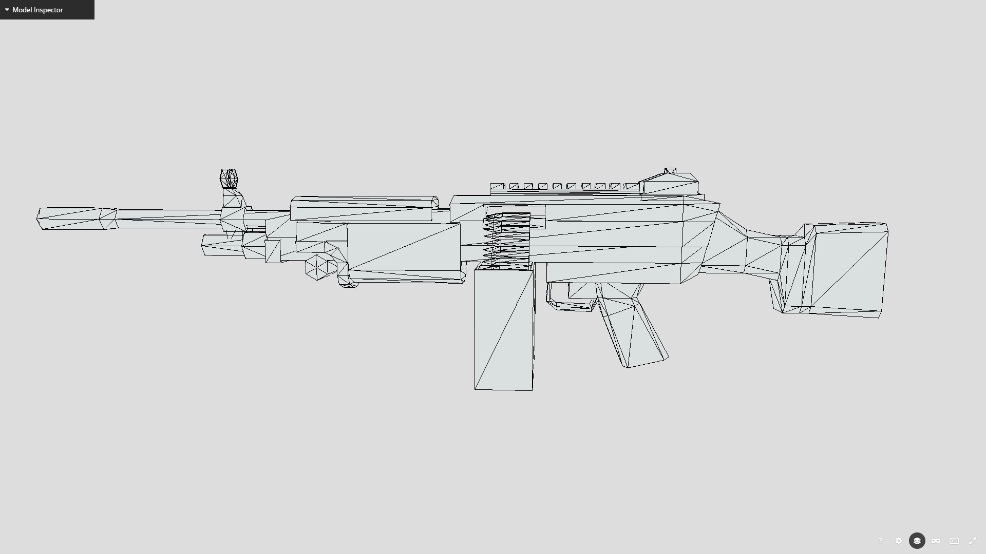 3D Low Poly M249 - TurboSquid 2193014