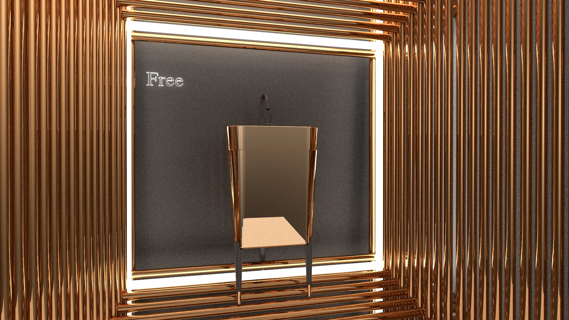 Pop Up Shop Window 3D Model - TurboSquid 2042870