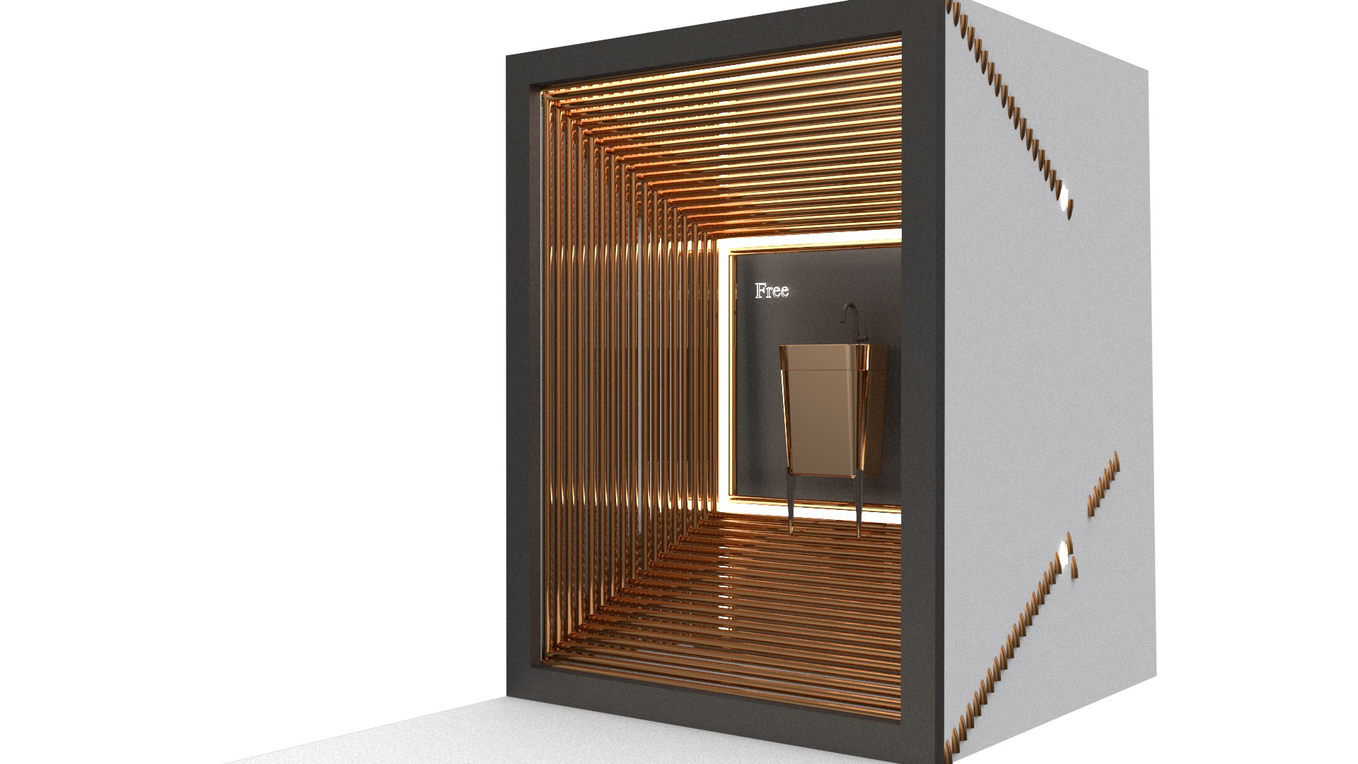 Pop Up Shop Window 3D Model - TurboSquid 2042870