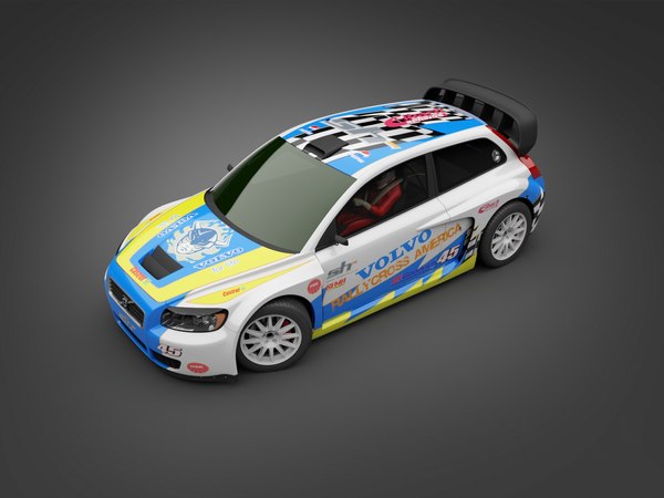 volvo c30 rallycross supersamochód Model 3D - TurboSquid 1680982