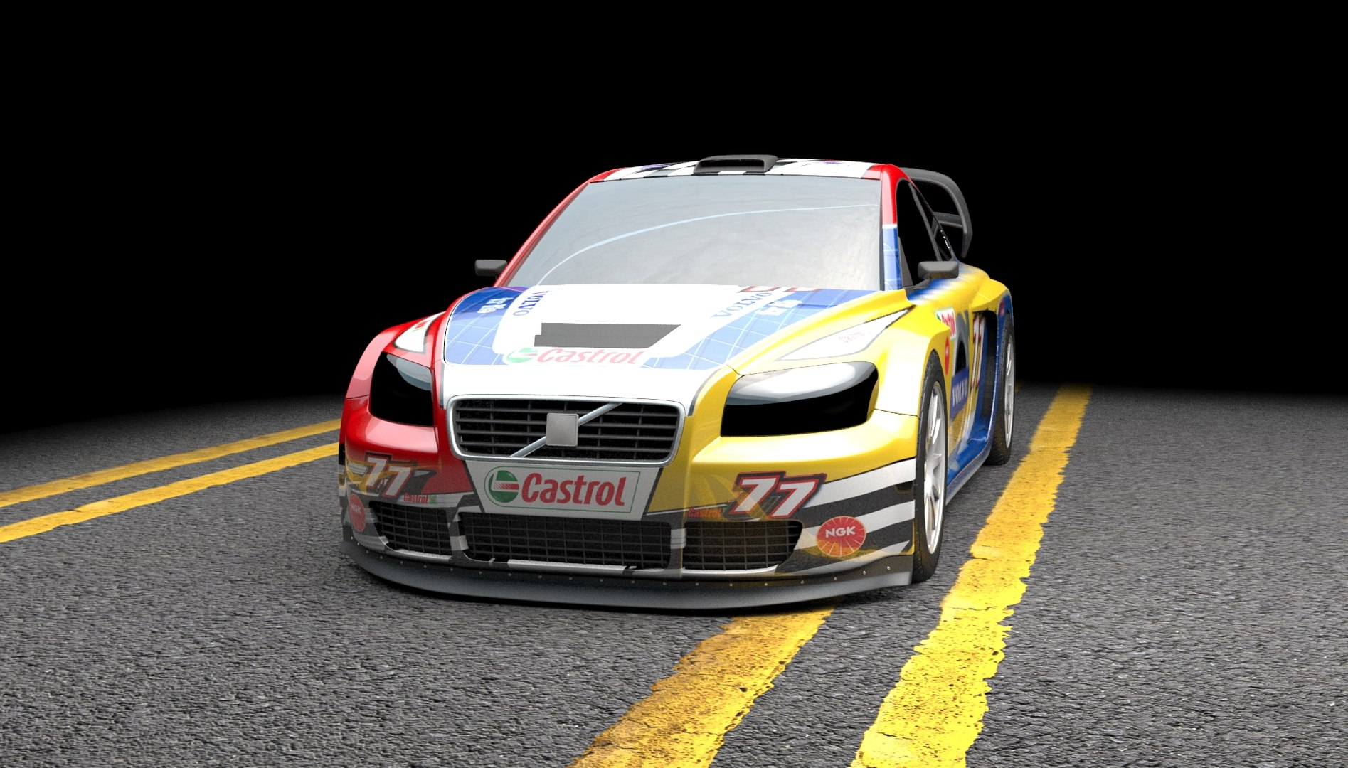 Supercar Rallycross C30 3D Model - TurboSquid 1680982