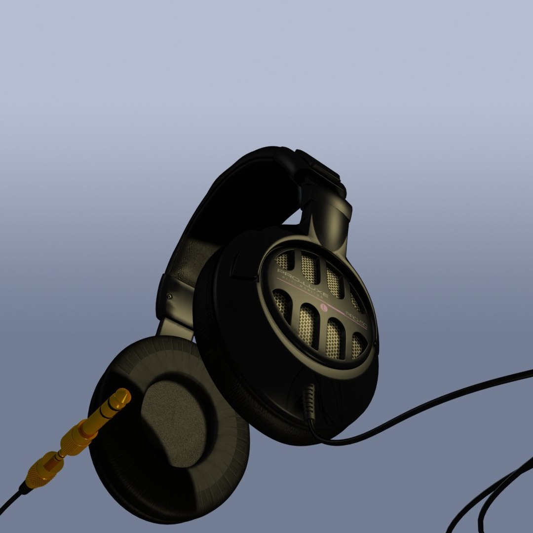 Head Phones 3d Model