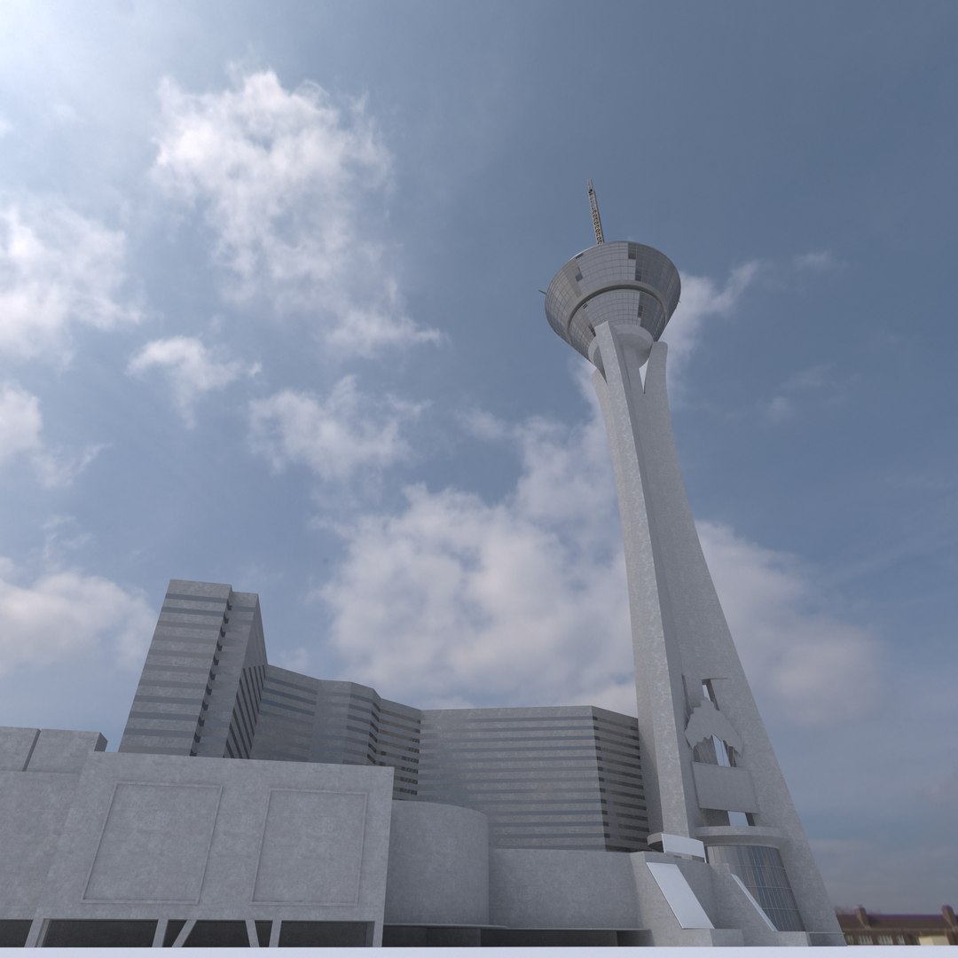 3D model stratosphere tower - TurboSquid 1328607