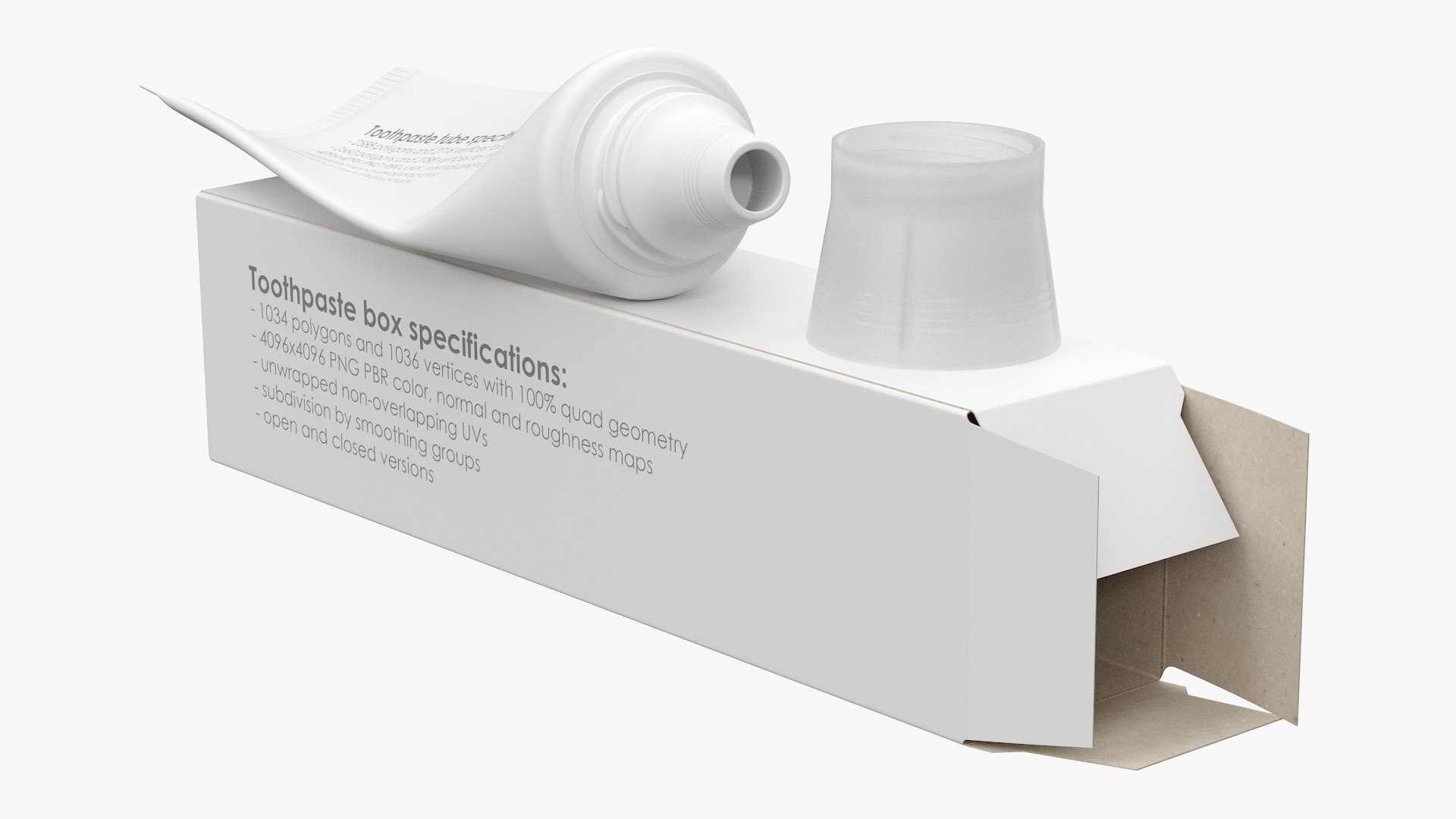 Toothpaste Packaging 01 3D Model - TurboSquid 1832555