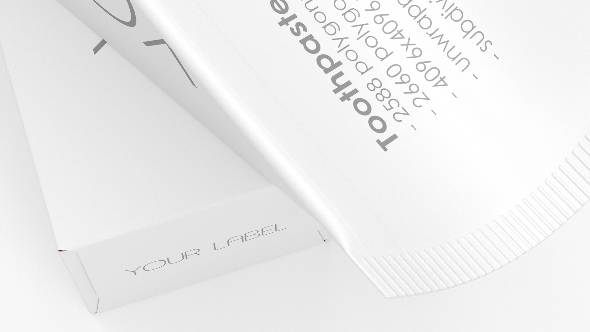 Toothpaste Packaging 01 3D Model - TurboSquid 1832555