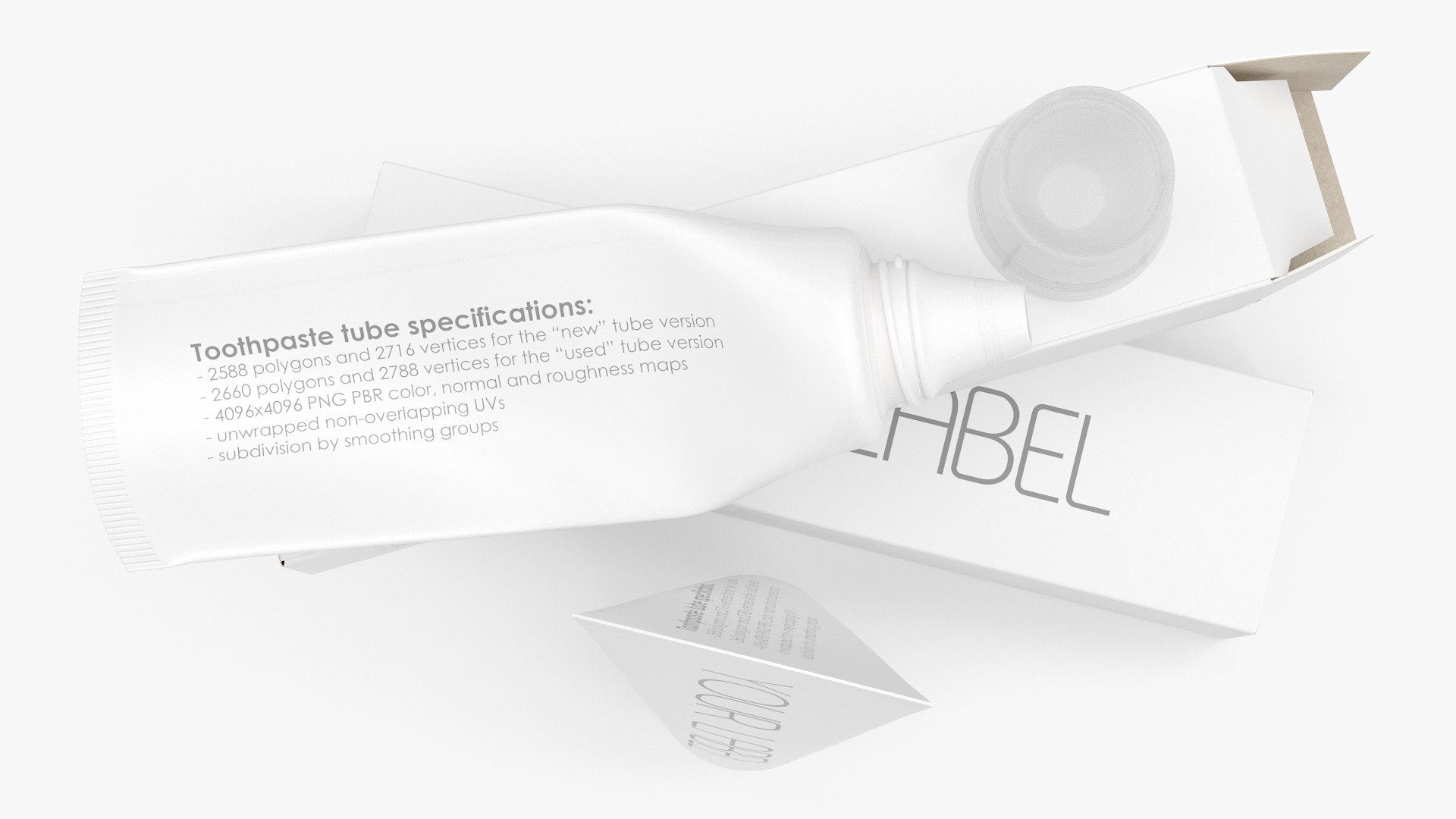 Toothpaste Packaging 01 3D Model - TurboSquid 1832555