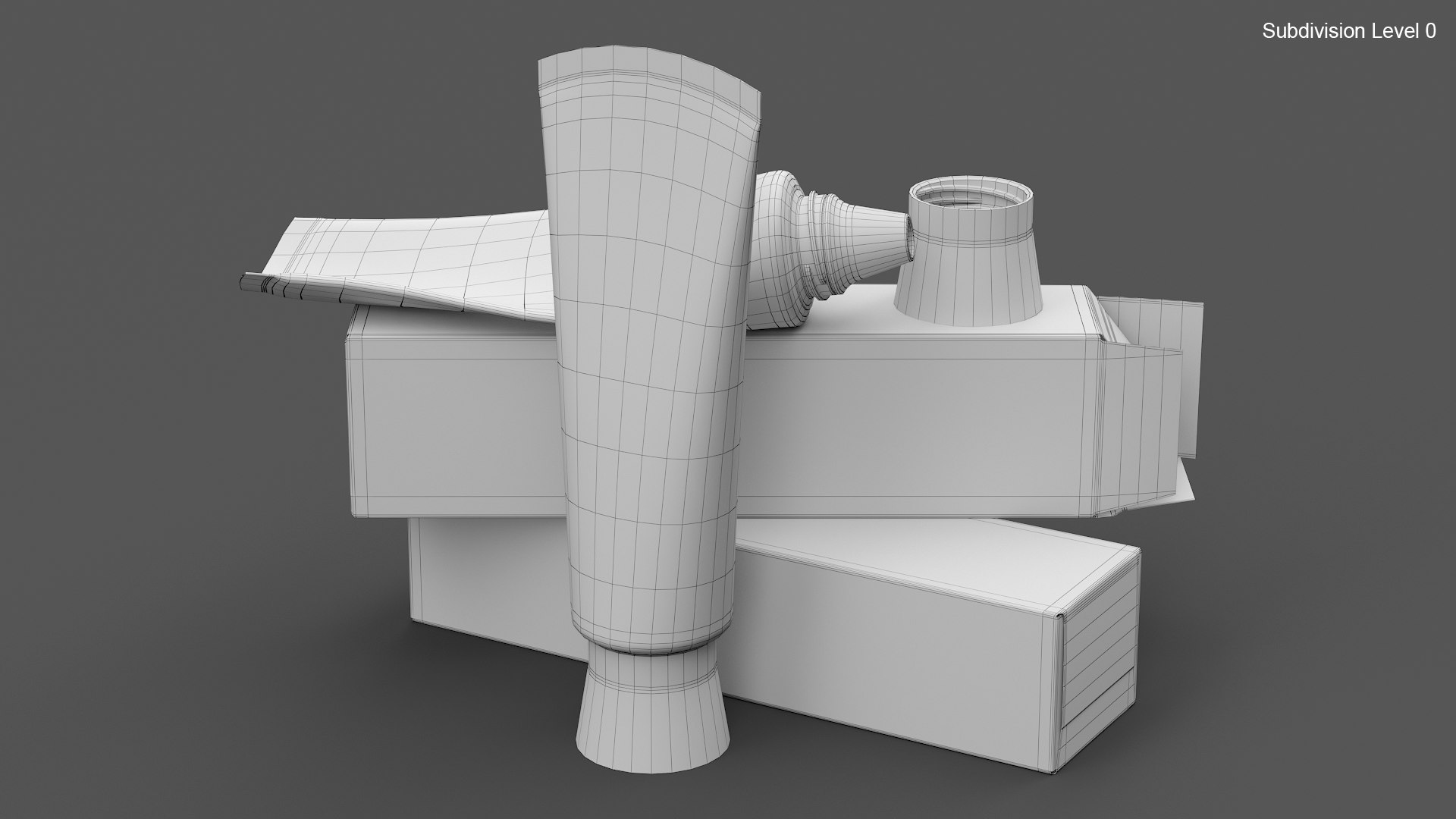 Toothpaste Packaging 01 3D Model - TurboSquid 1832555