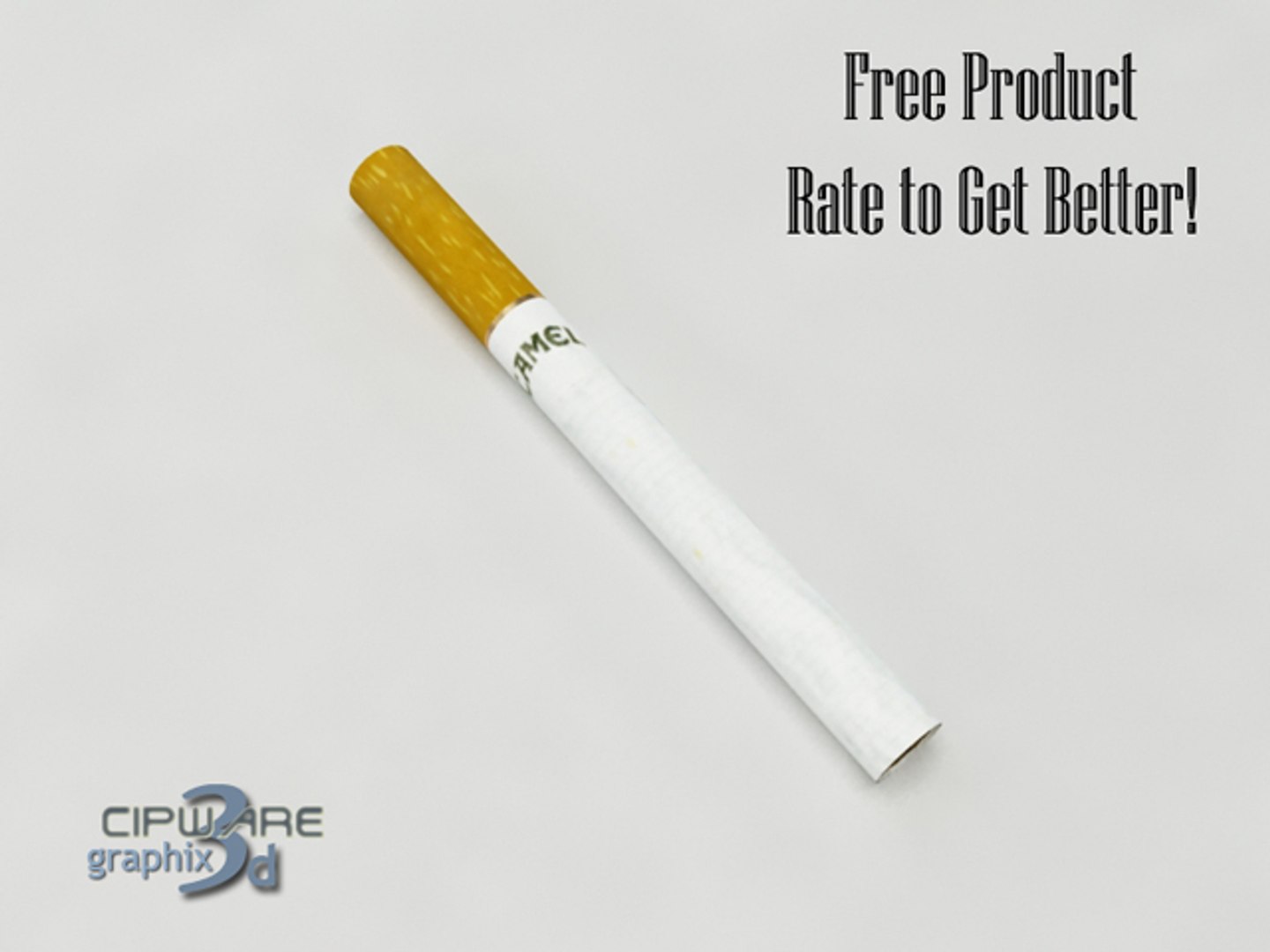 Free Cigarette Cigar 3d Model