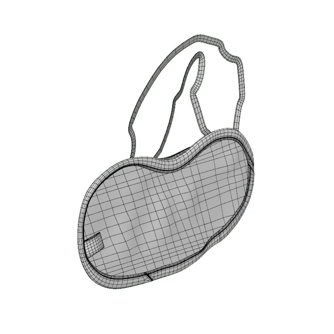 3D Travel Blue Eye Mask Model - TurboSquid 1315751