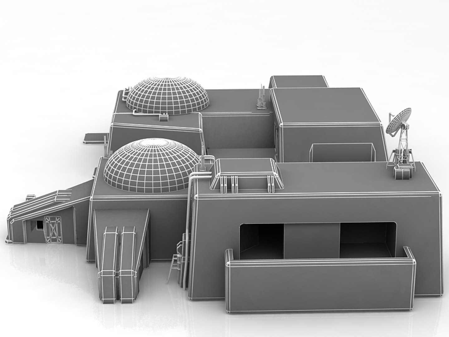 Star Wars Architecture Sci-fi Building 3D Model - TurboSquid 1643061