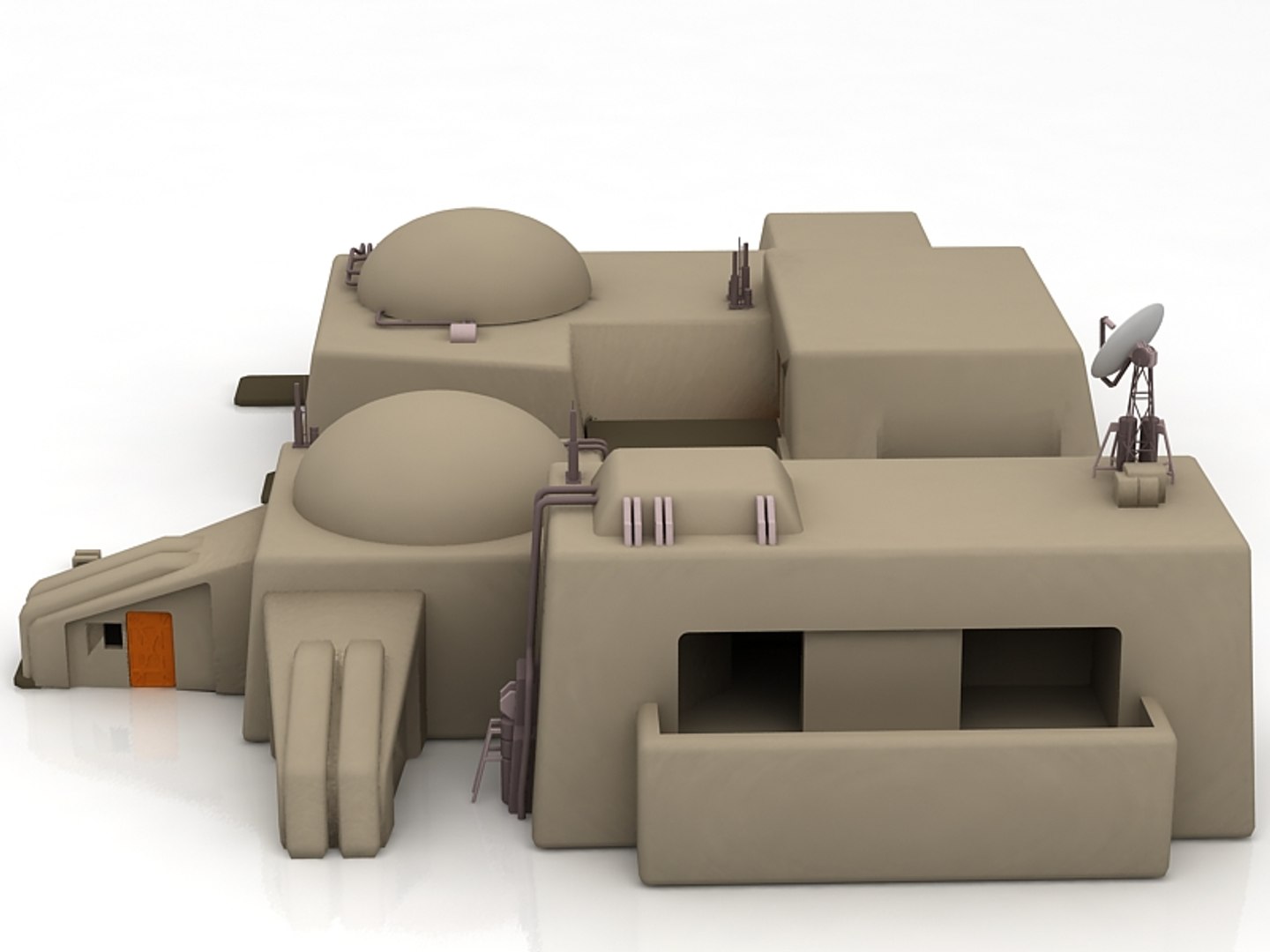 Star Wars Architecture Sci-fi Building 3D Model - TurboSquid 1643061
