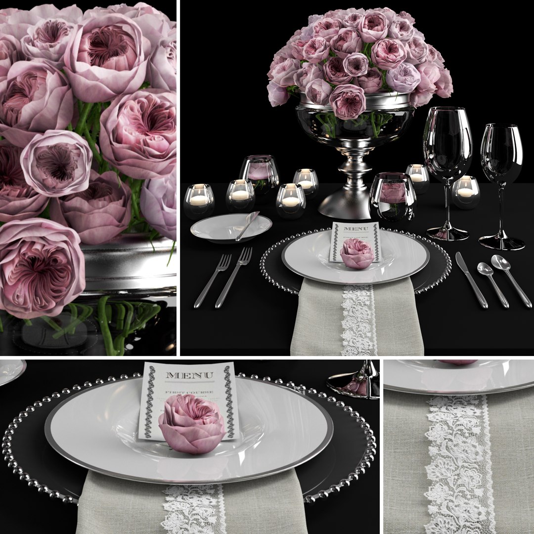 table setting roses max