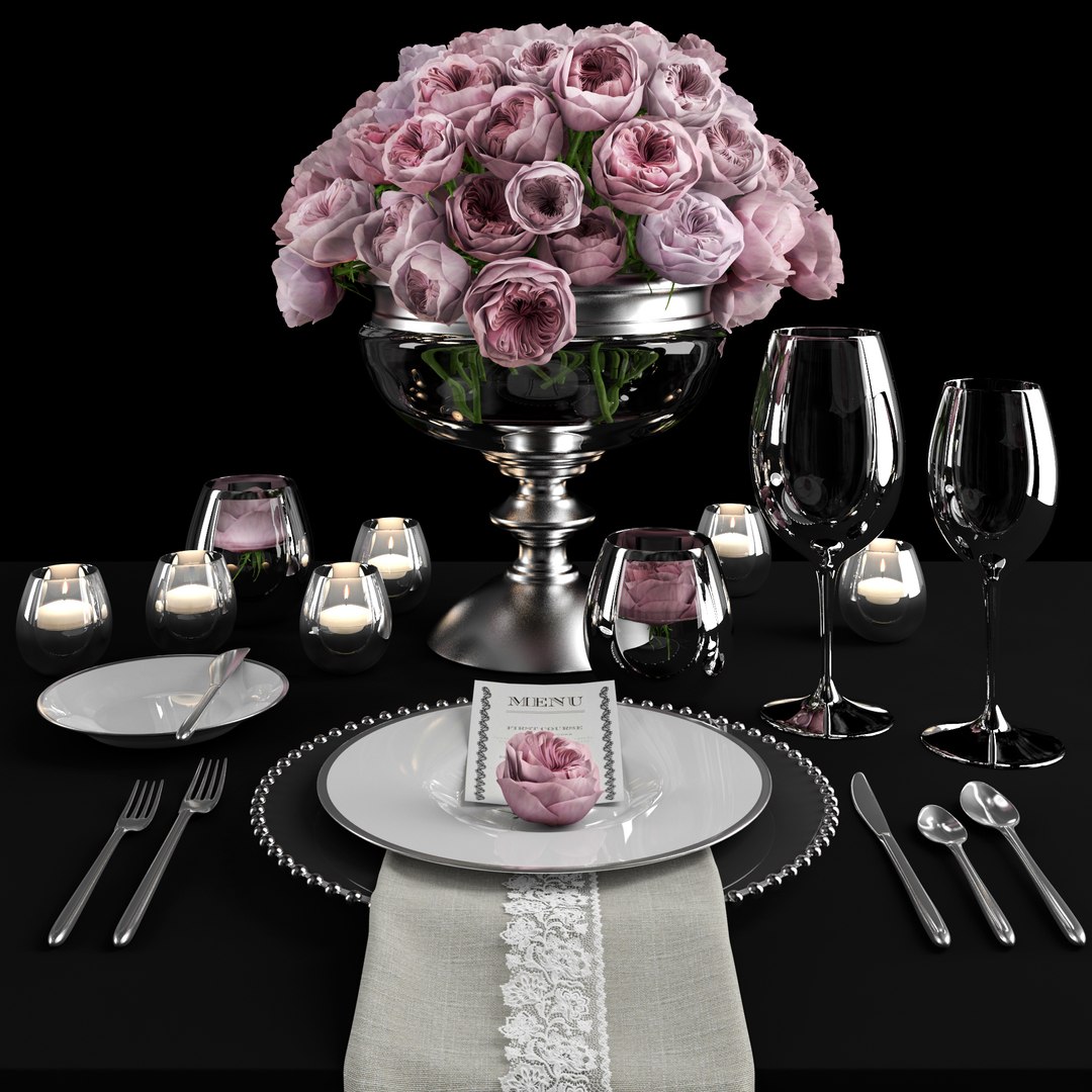 table setting roses max