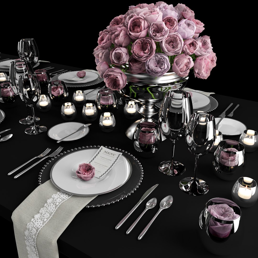 table setting roses max