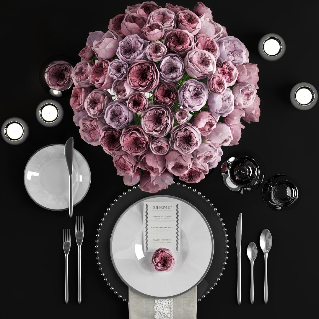 table setting roses max
