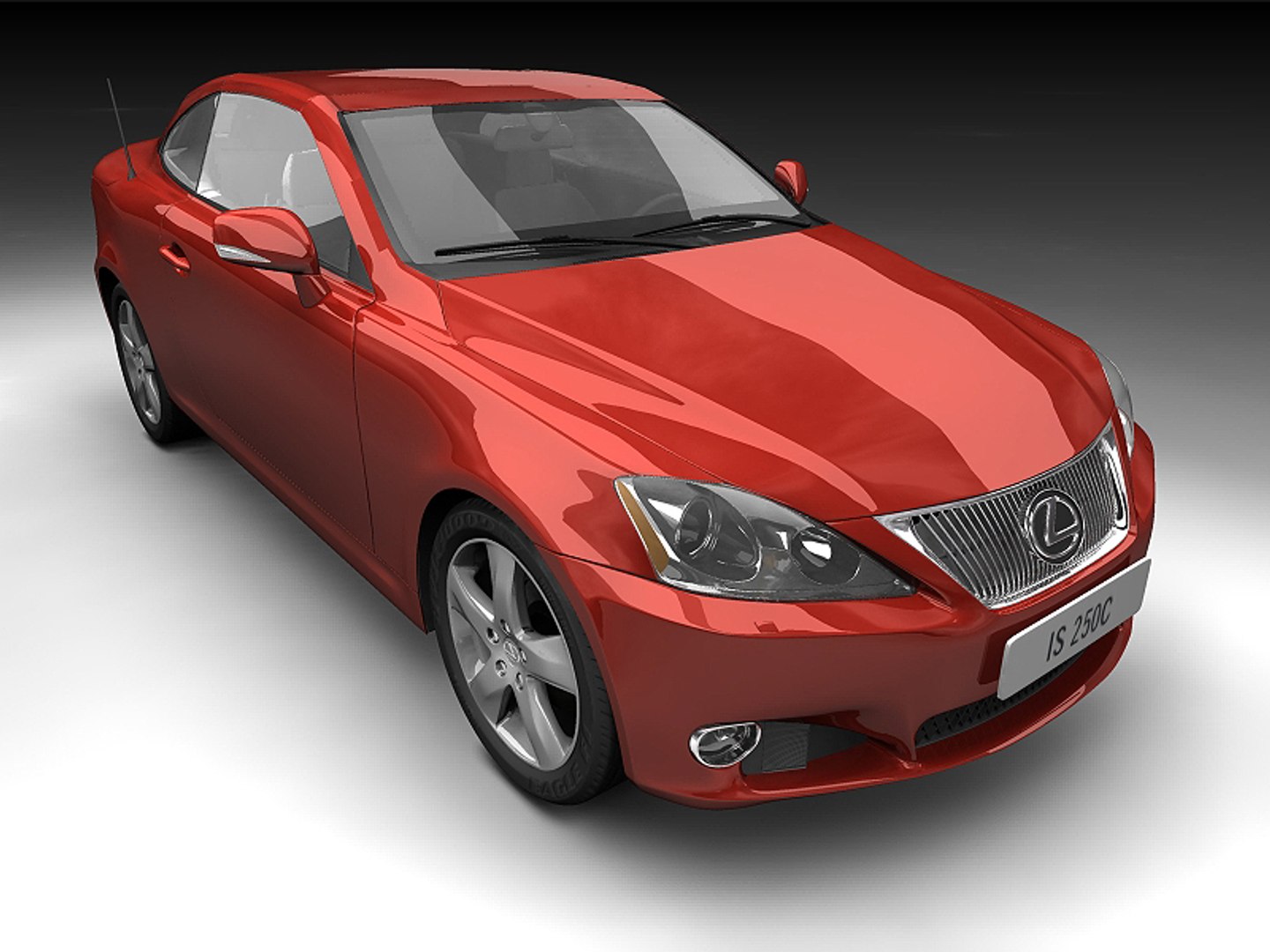 Converts Is250c Coupe 3d Model