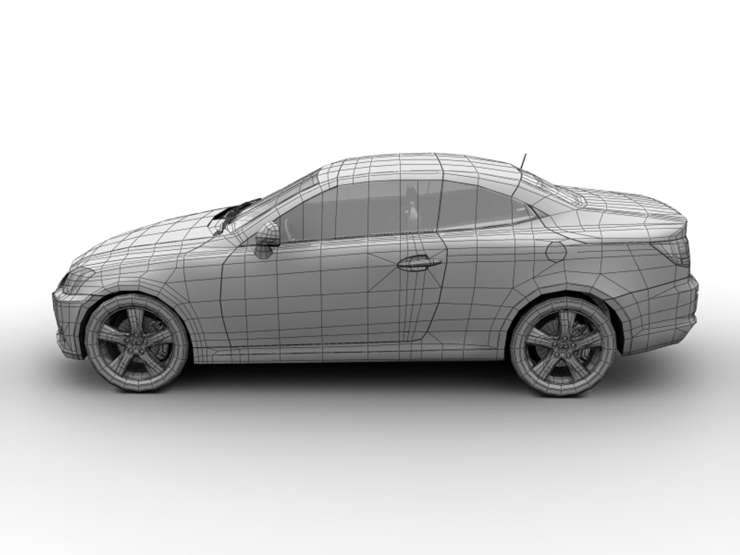 Converts Is250c Coupe 3d Model
