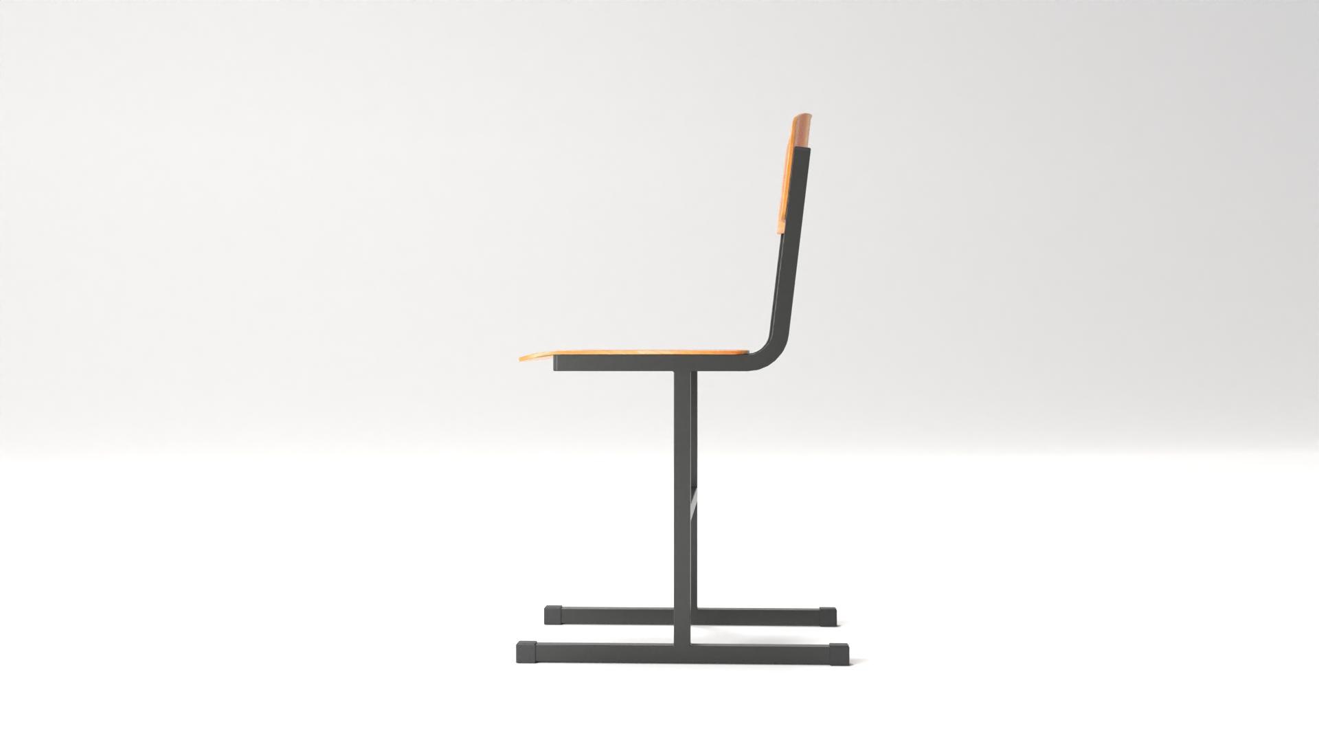 3D School Chair Model - TurboSquid 2137322