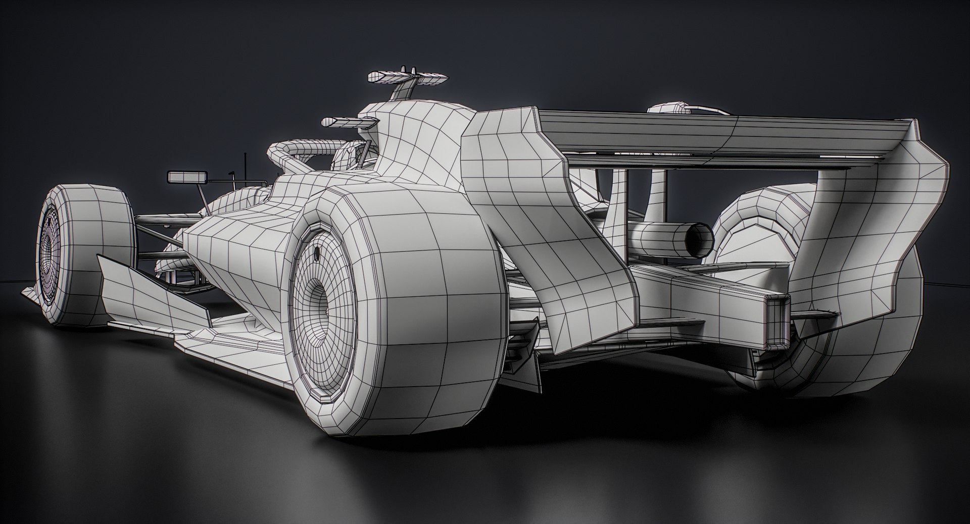 Formula 1 2026 Showcar White Mockup F1 Race Car Concept 3D - TurboSquid ...
