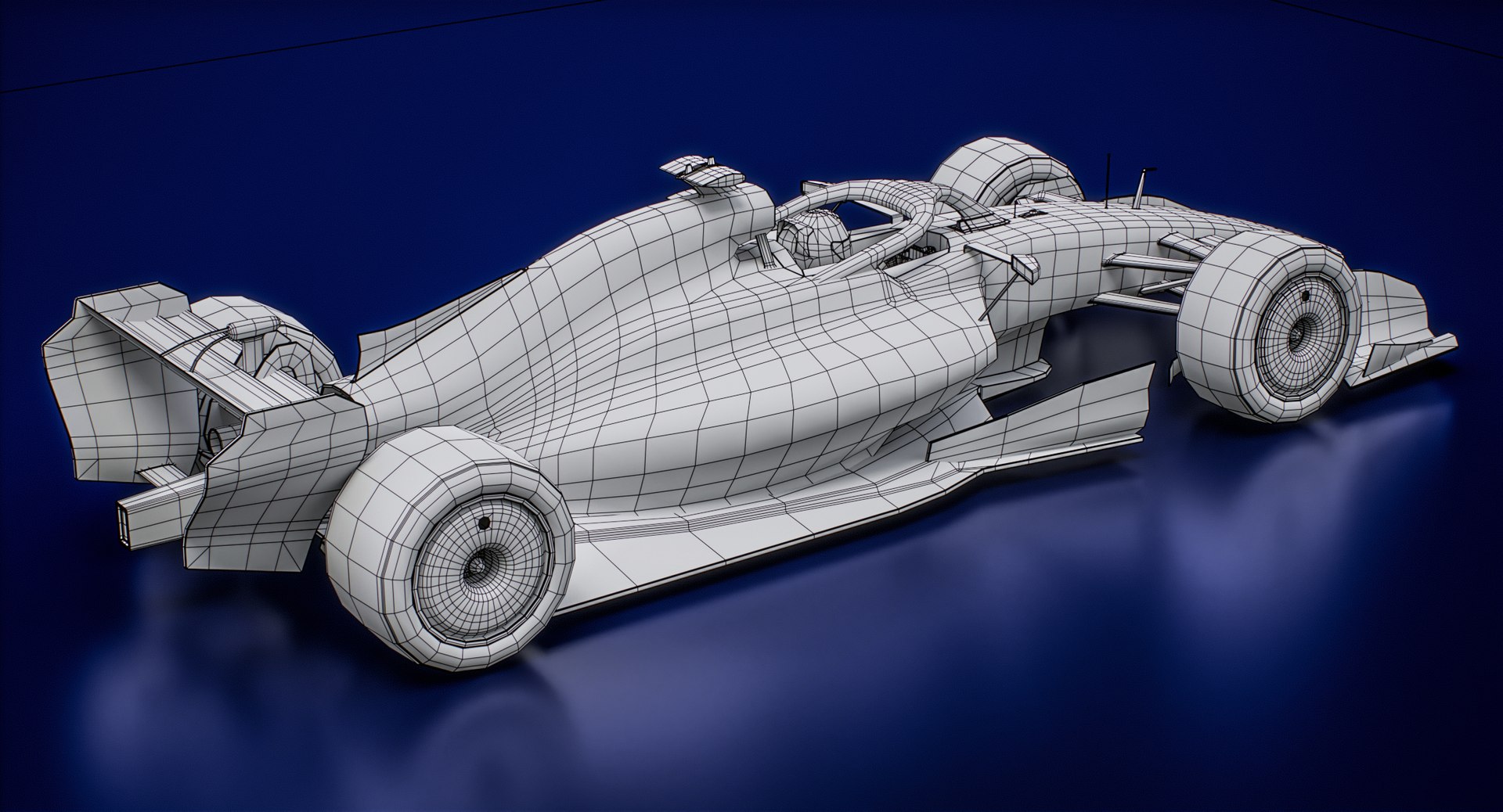 Formula 1 2026 Showcar White Mockup F1 Race Car Concept 3D - TurboSquid ...