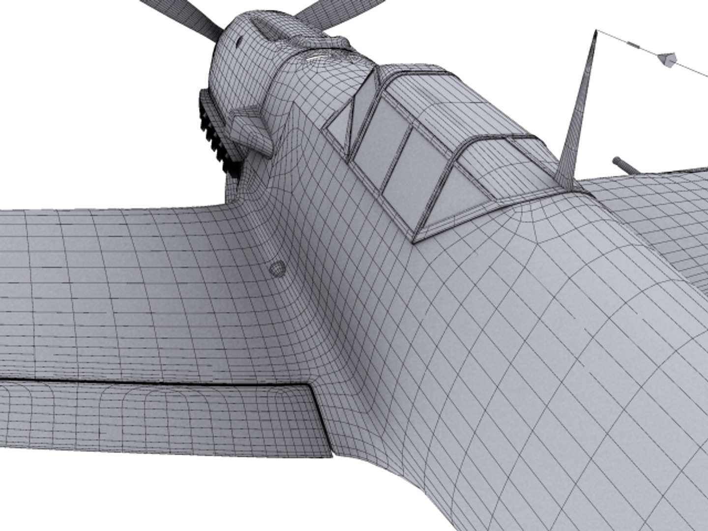 Messerschmitt Bf109-e3 Bf109 Fighters 3ds