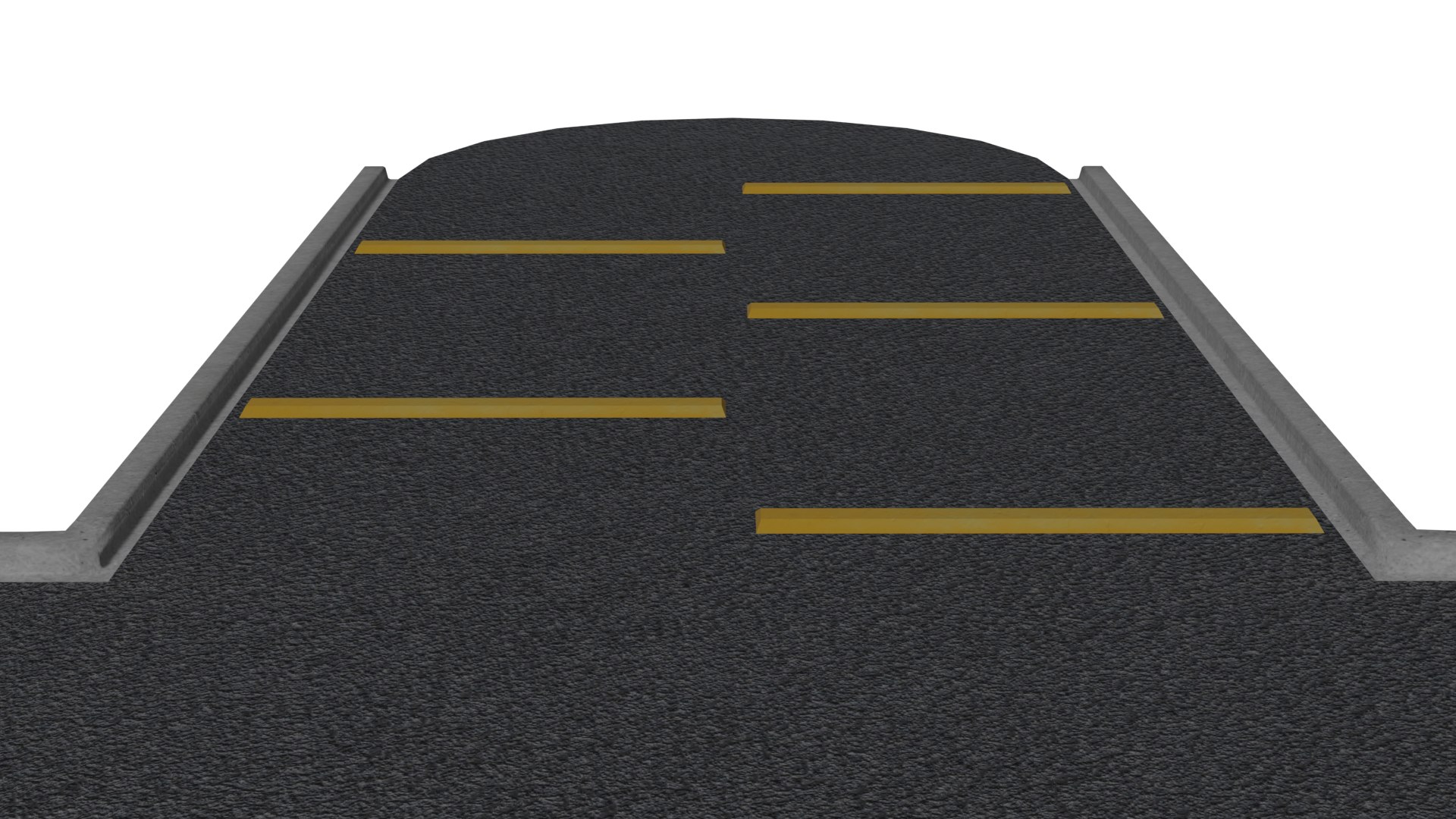 Asphalt Simple Tile Set 3D Model - TurboSquid 2044513