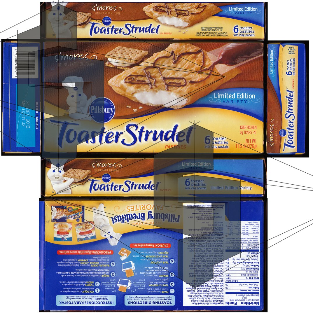 3d Toaster Strudel Smores Model