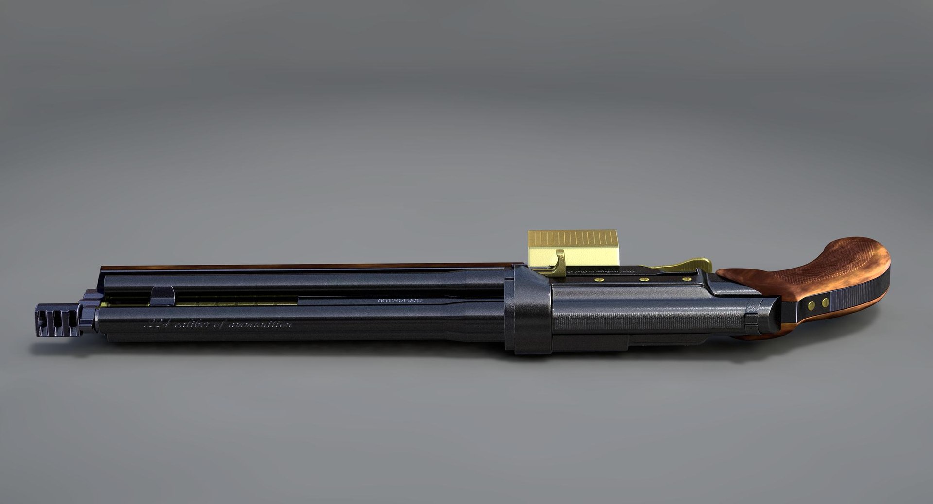 3D Submachine Gun Tigrus Steampunk - TurboSquid 1216688