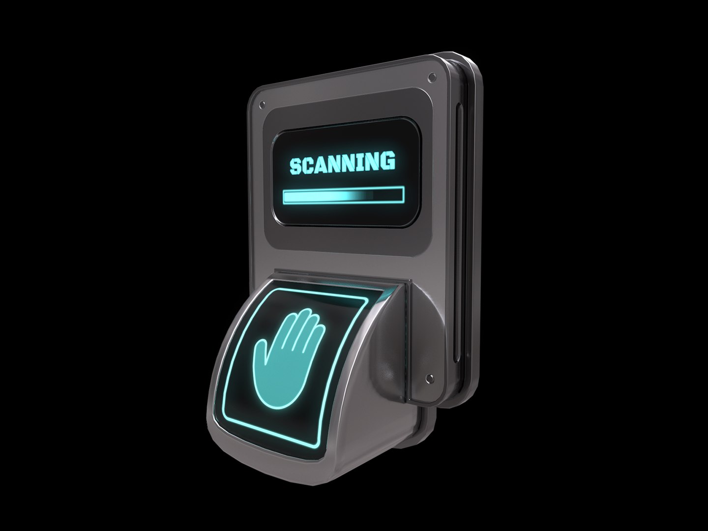 Door Lock Biometric 3D Model - TurboSquid 1339887