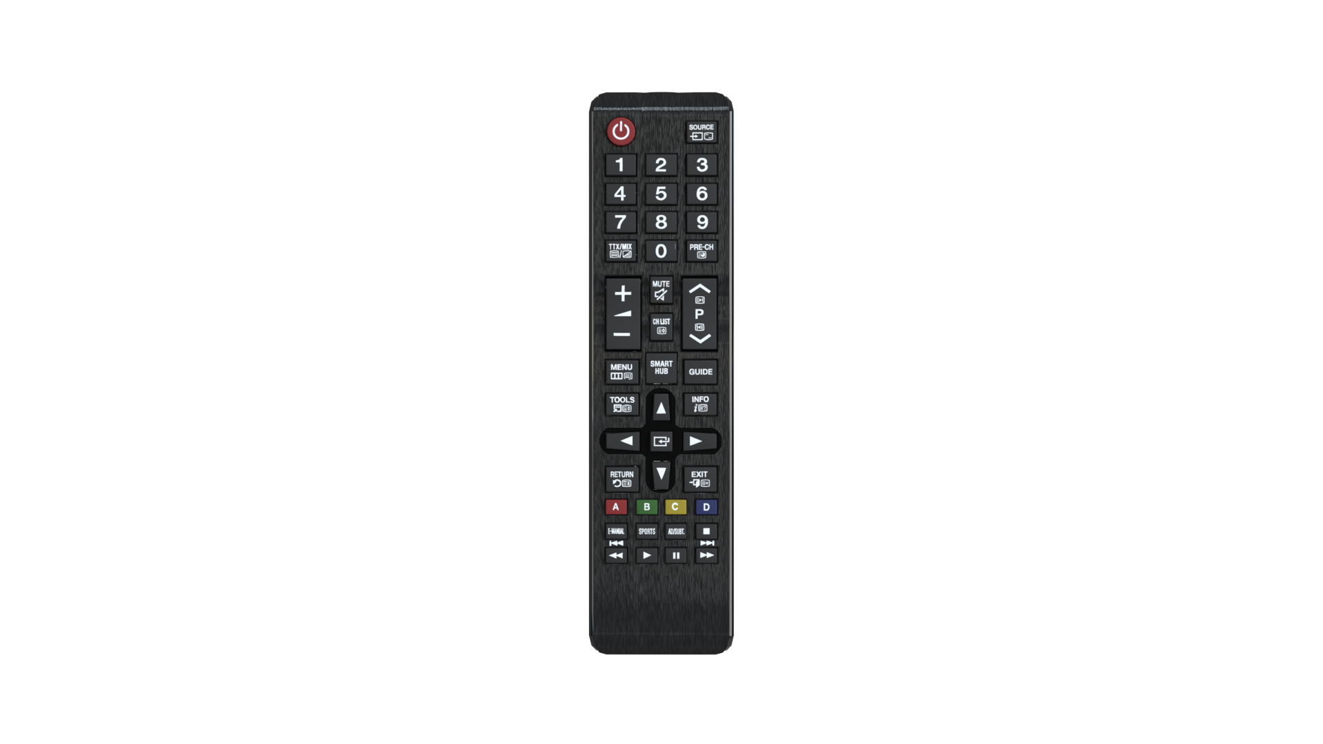 TVremote 3D model - TurboSquid 1947744