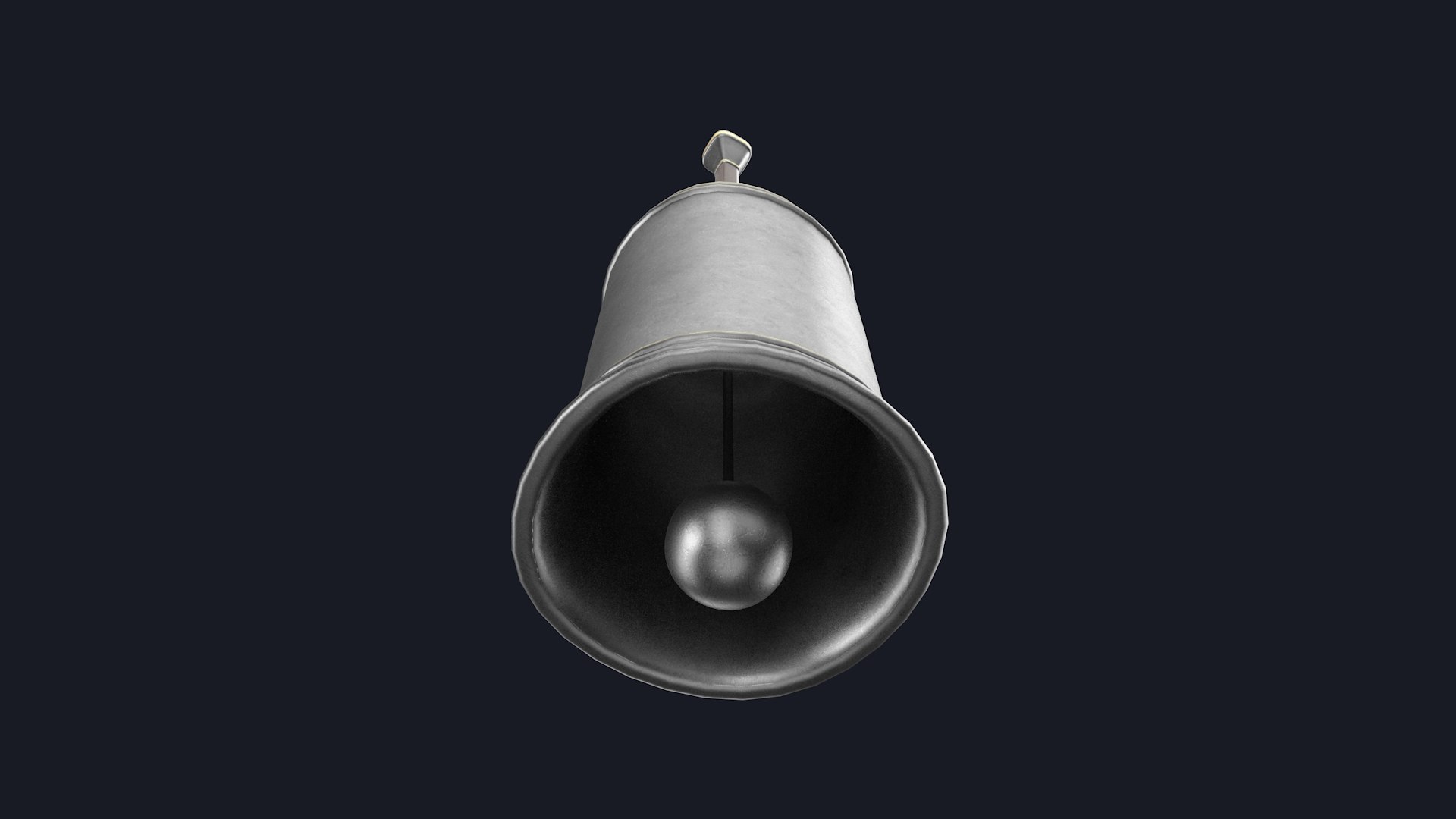 3D Hand Bell Silver - TurboSquid 1958445