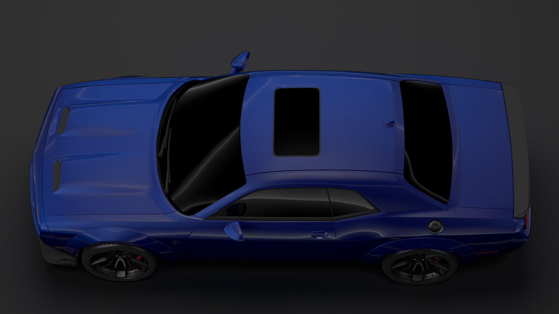 3D Model Dodge Challenger Srt Hellcat - TurboSquid 1309406
