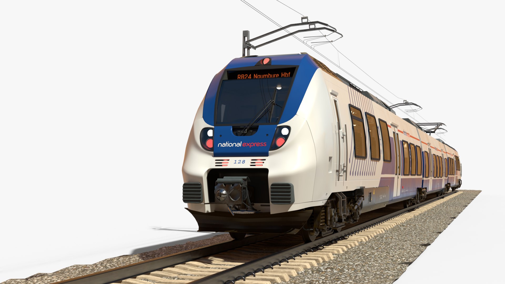 3D Bombardier TALENT Train National Express Model - TurboSquid 2049120