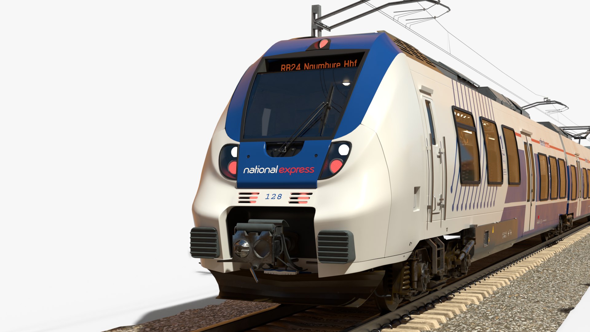 3D Bombardier TALENT Train National Express Model - TurboSquid 2049120
