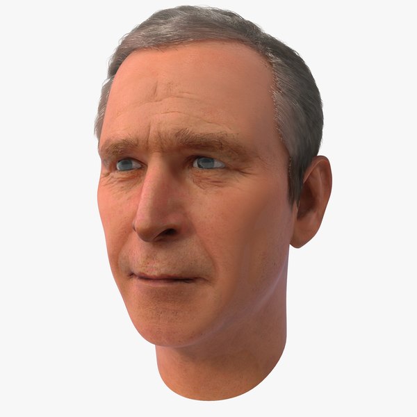 3d model george w bush head